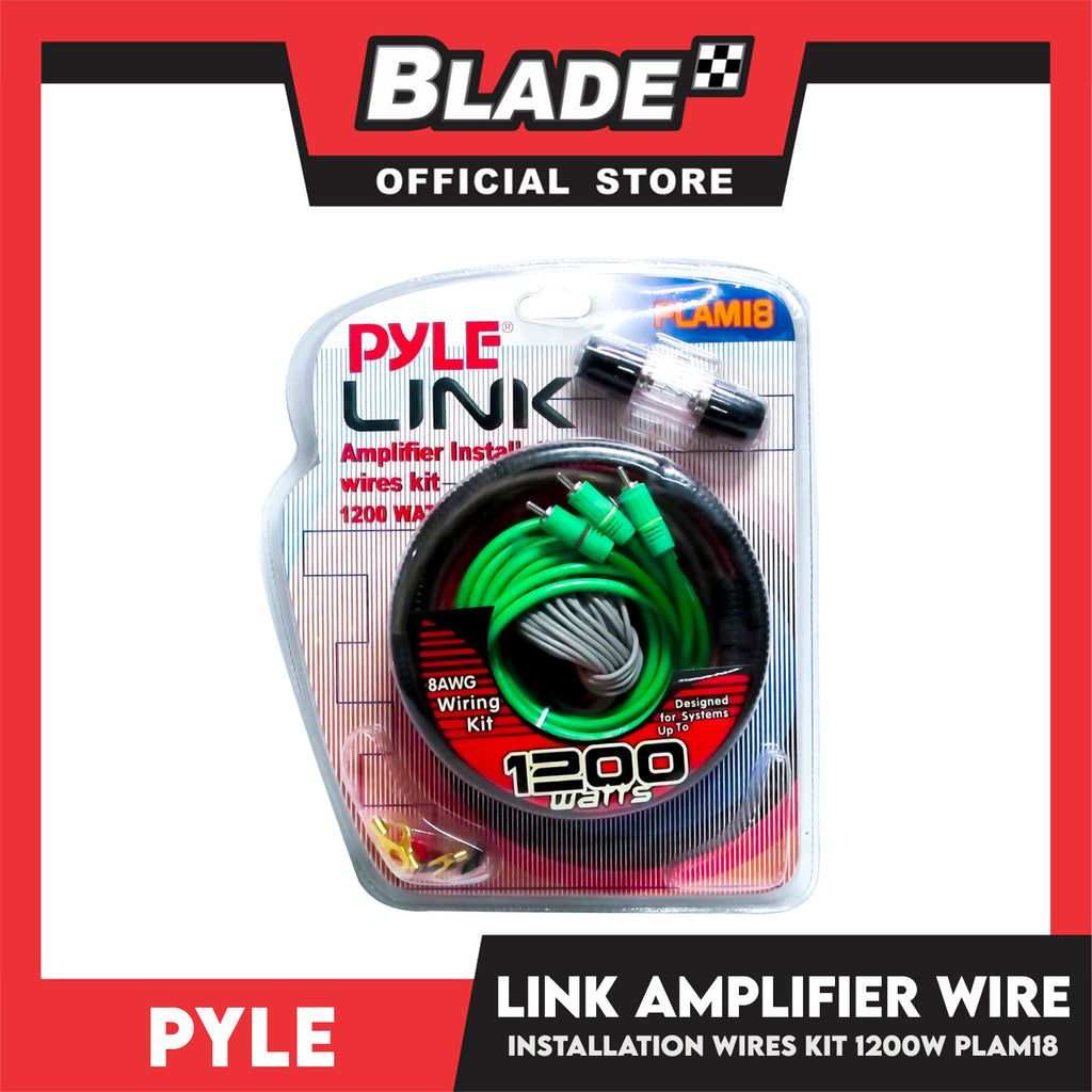 Pyle Link Amplifier Installation Wires Kit 1200 Watt Plam18 – blade.ph