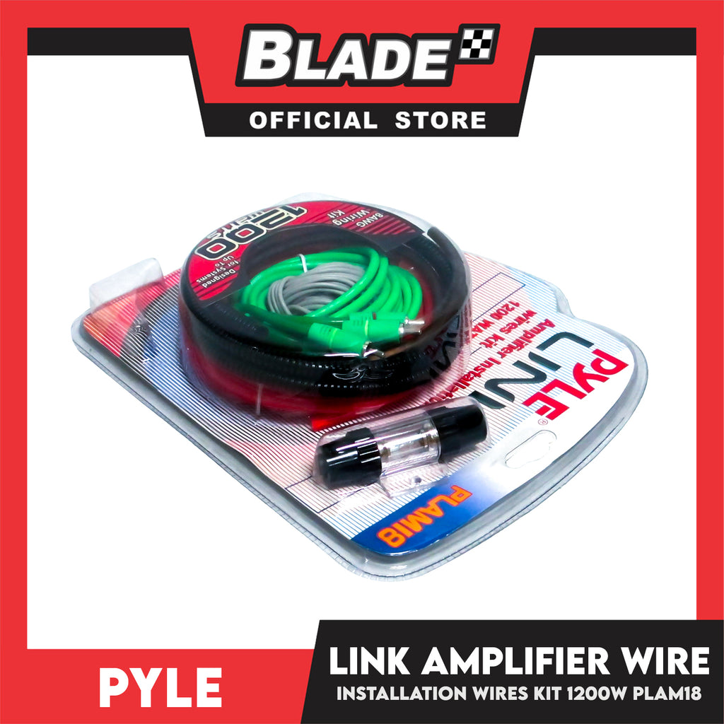 Pyle Link Amplifier Installation Wires Kit 1200 Watt Plam18 – blade.ph