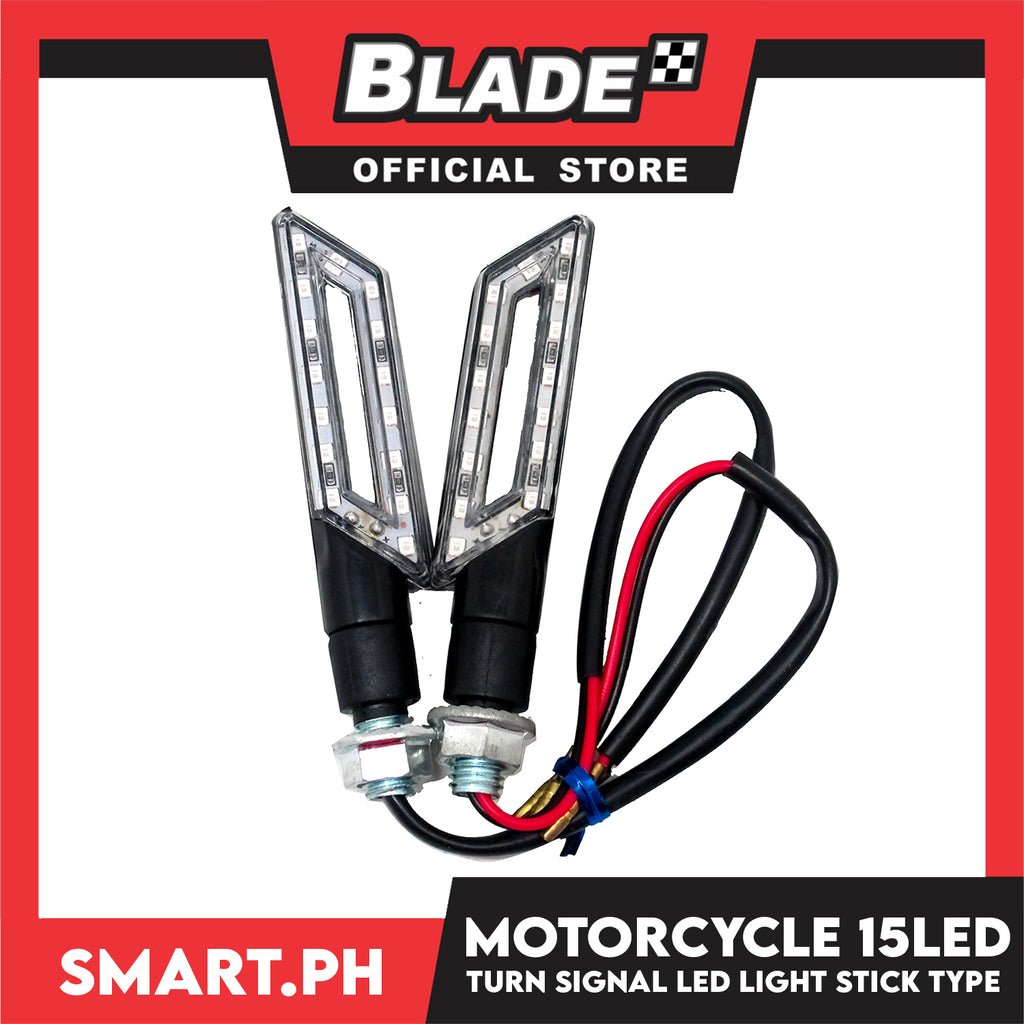Motorcycle Turn Signal 15Led Light Stick Type – blade.ph