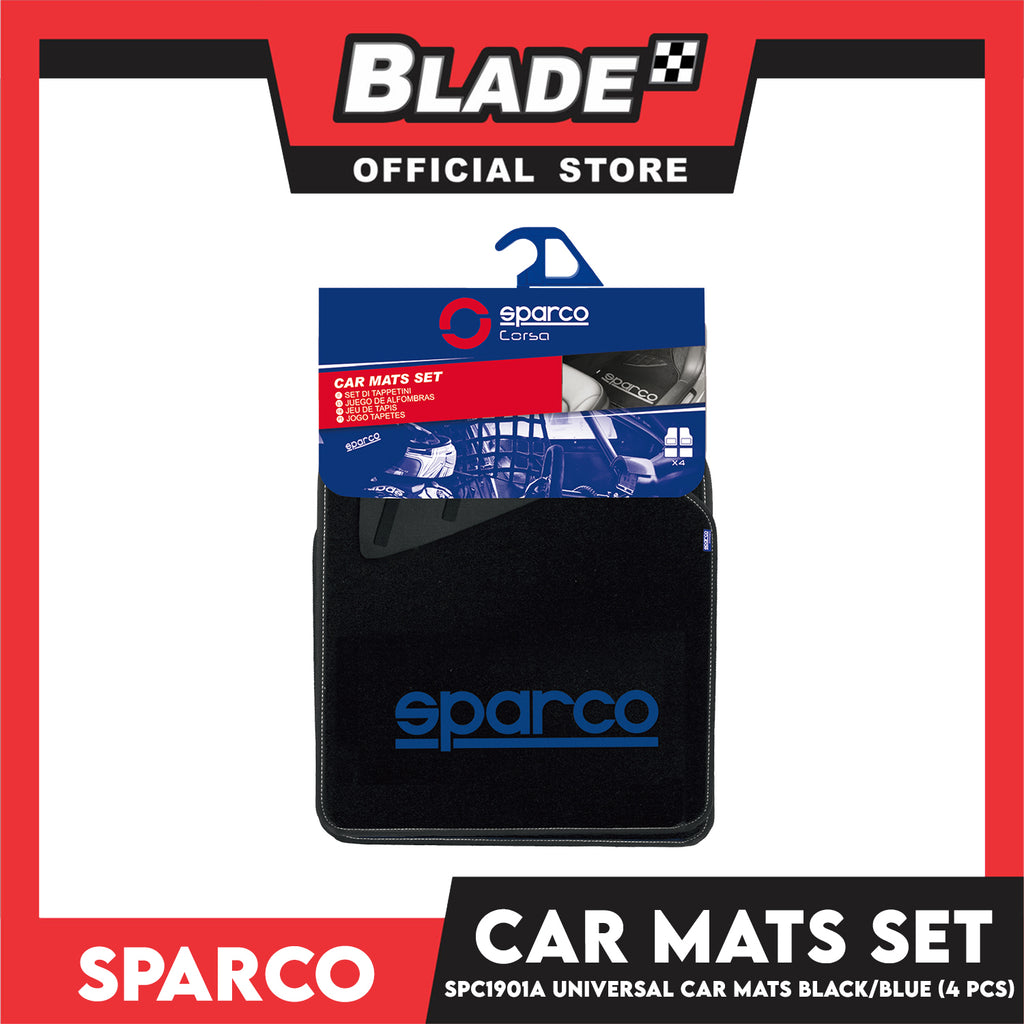 Sparco Car Mats Set Of 4pcs Universal And Quick Installation SPC1901A ...