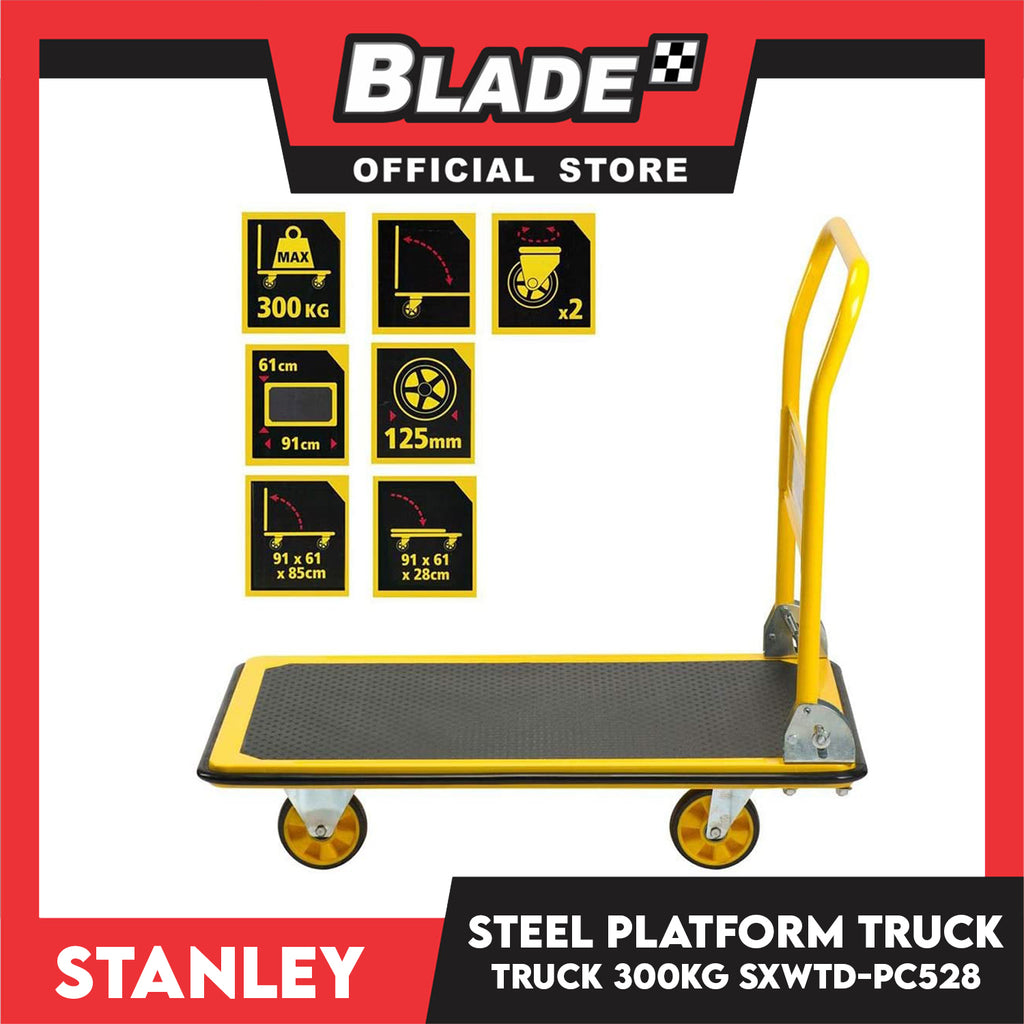 Stanley Steel Platform Truck PC-528 (300kg) Folding Trolley, Caddy, Pu ...