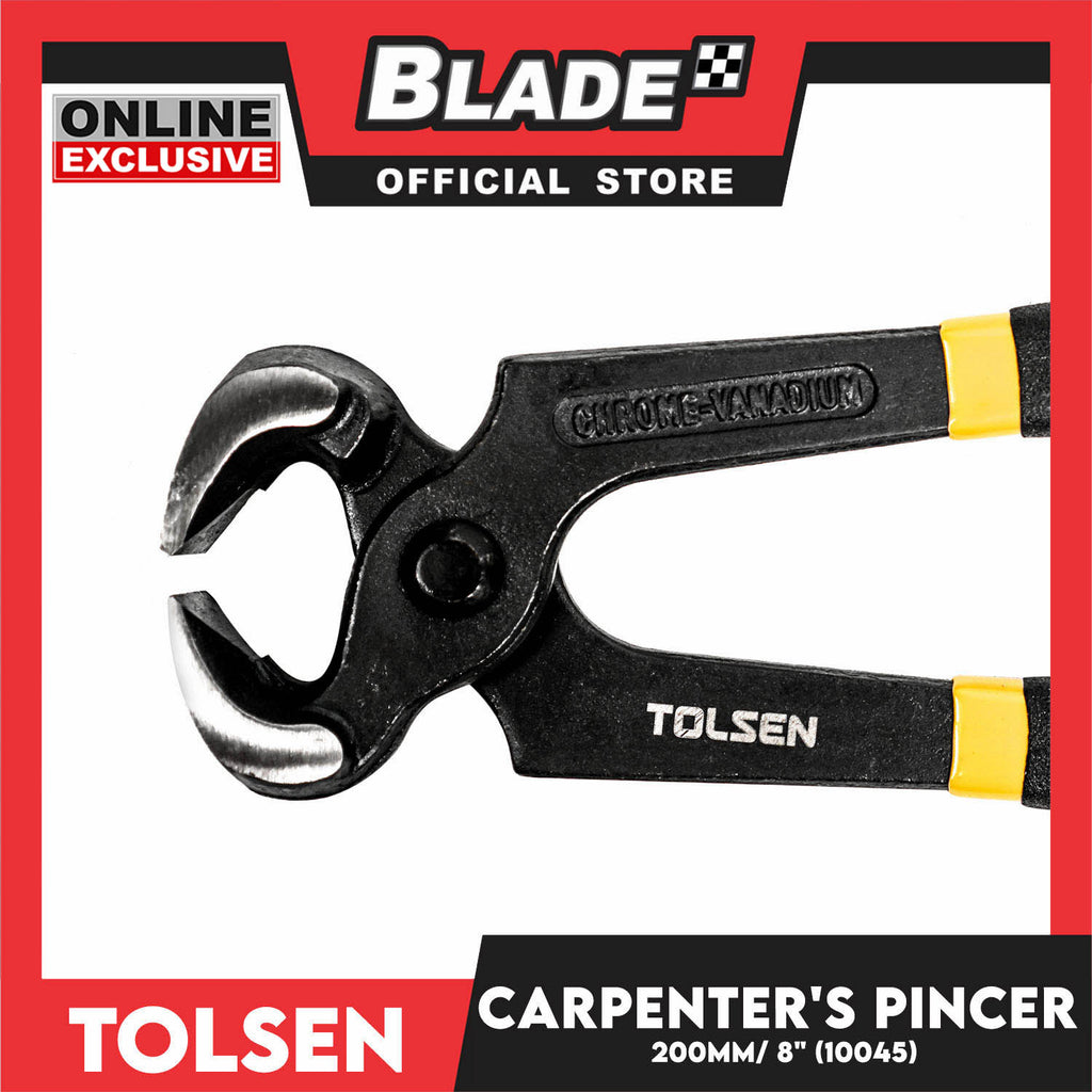 Tolsen Carpenter's Pincer 200mm 8'' Wire Cutter Pliers Nail Puller 100 ...