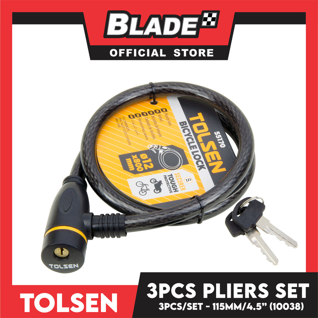 Tolsen Bicycle Lock 55170 – blade.ph