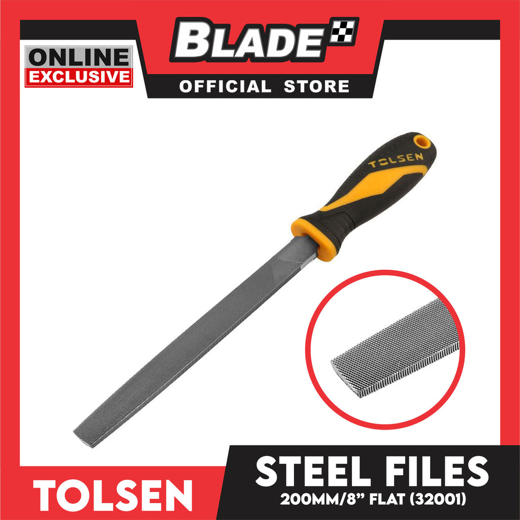 Tolsen 200mm x 8'' Steel Files Flat 32001 – blade.ph
