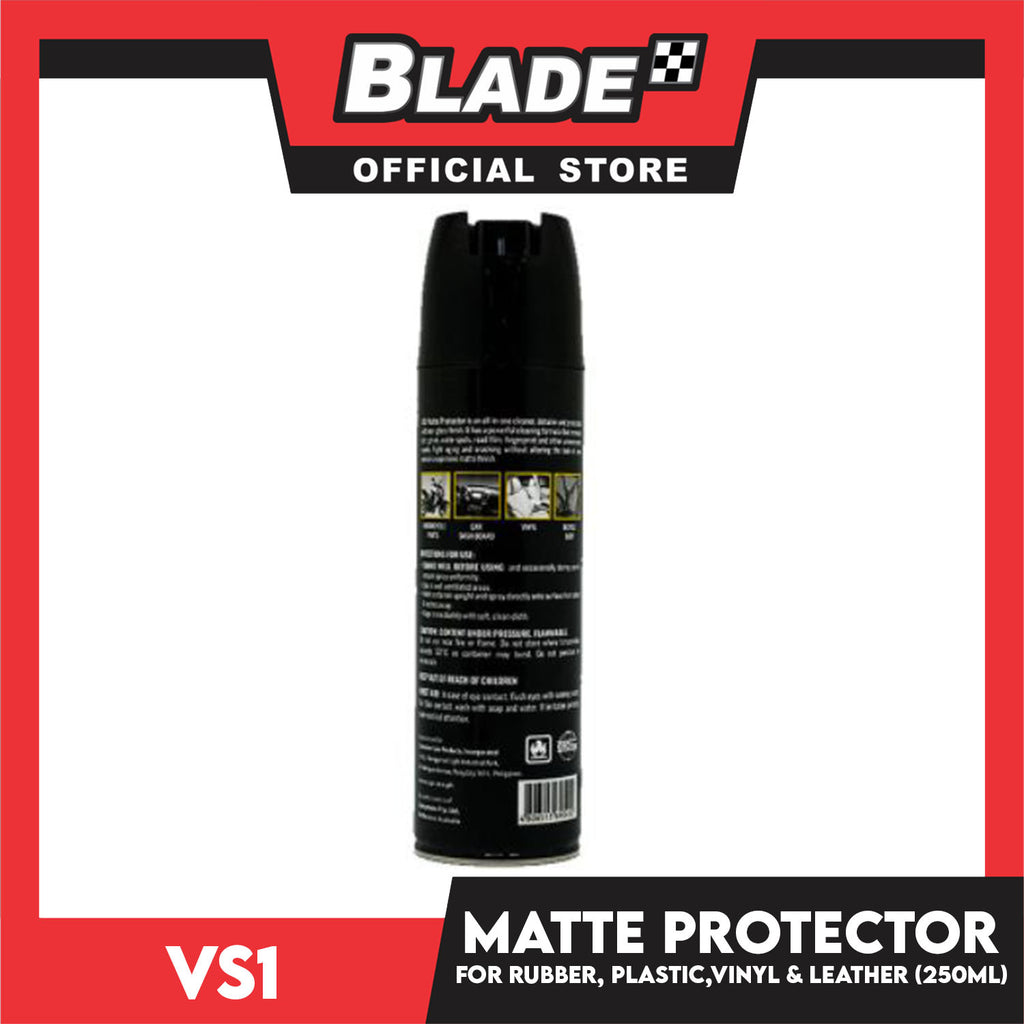VS1 Protector Original Spray Matte 250ml for Rubber, Plastic,Vinyl and ...