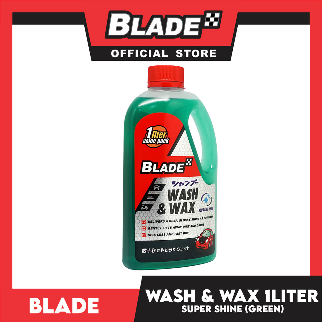 Blade Wash and Wax 1 Liter- Removes Dirt, Clean and Shine Your Car Sur ...