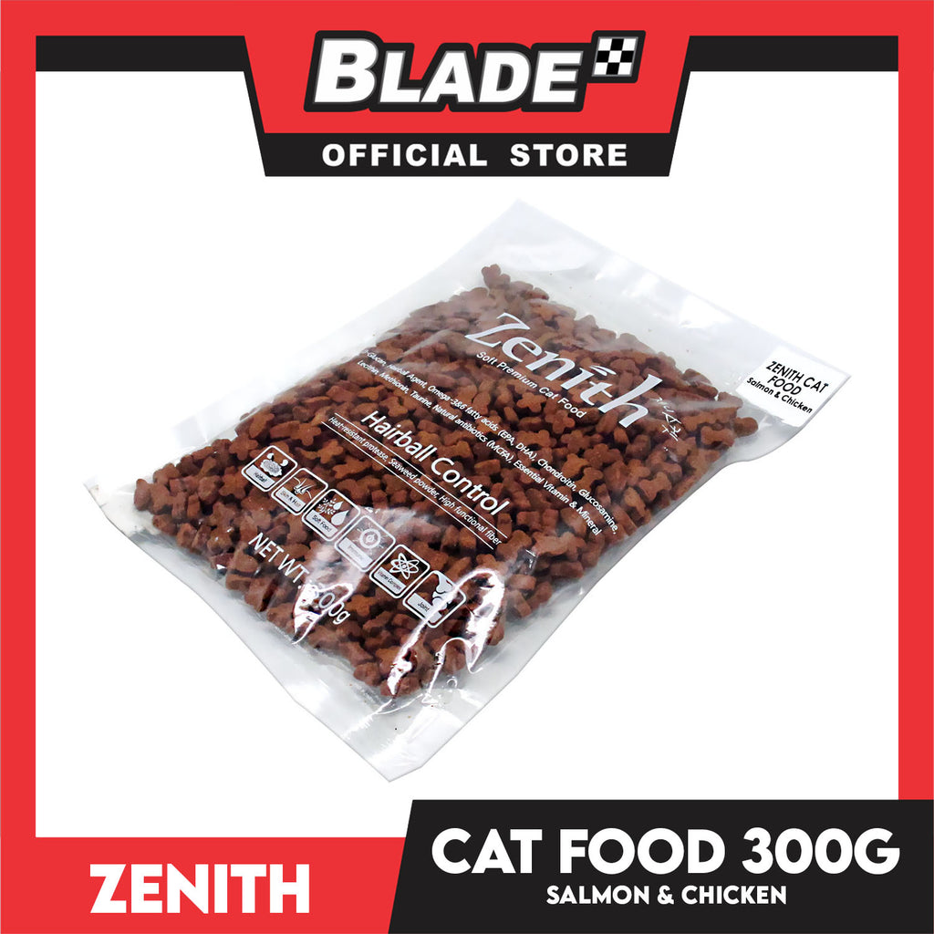 Zenith Cat Hairball Control Salmon and Chicken 300g (2034) Soft Premiu ...