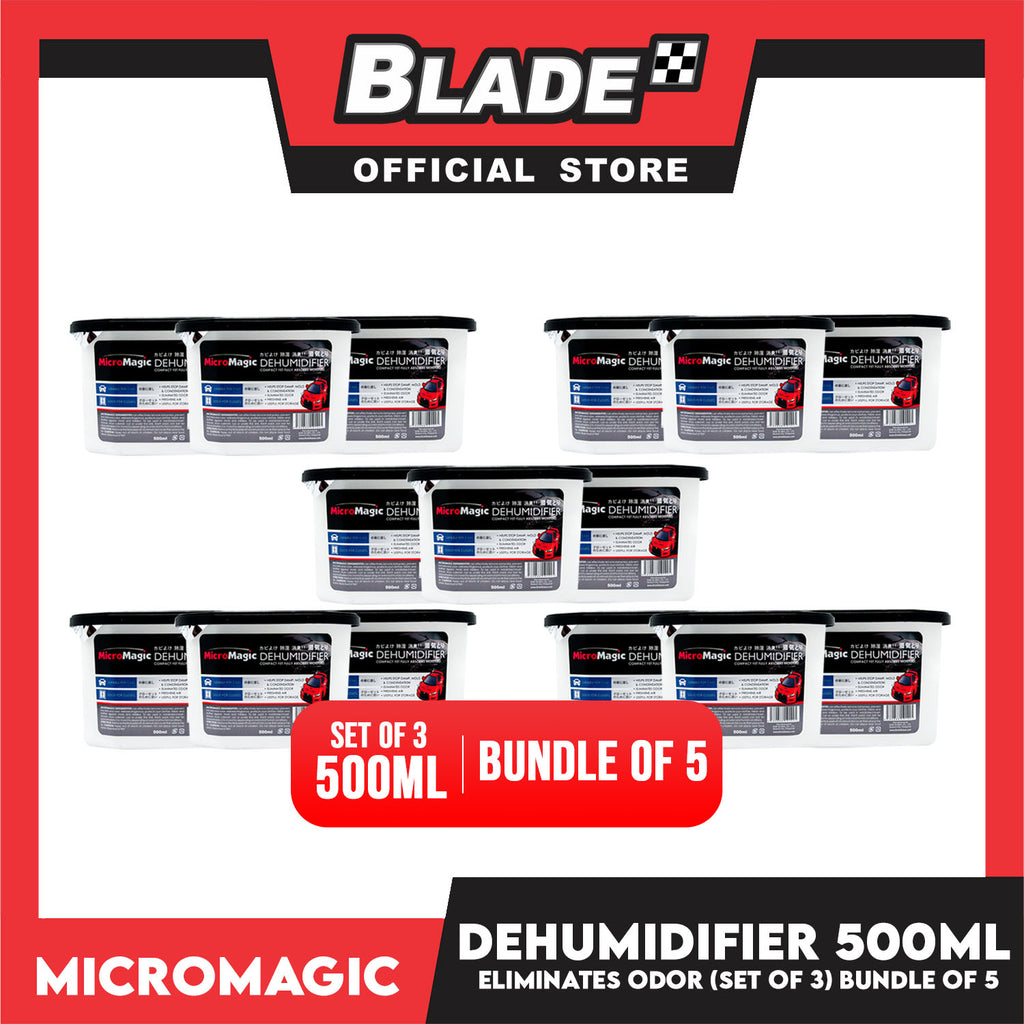 15pcs Micromagic Dehumidifier 500ml- Eliminates Musty Odor, Suitable f ...