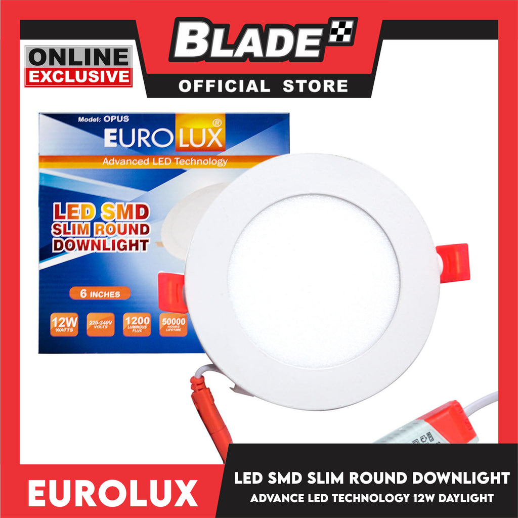 Eurolux OPUS LED SMD Slim Round Downlight 6 Inches 1200 lumens 12 watt ...