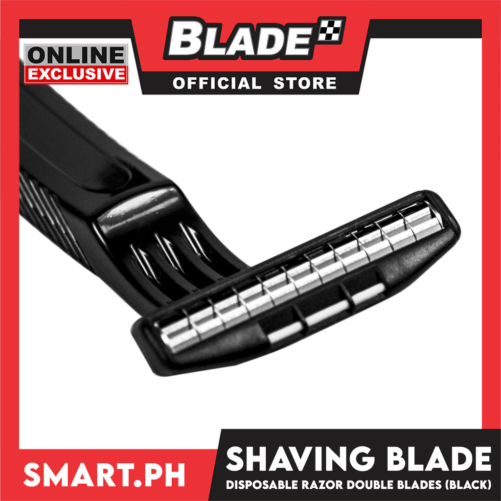 Disposable Dual Blade Shaving Razor Blade (Black) – blade.ph