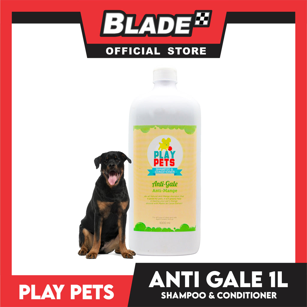 Play Pets Shampoo and Conditioner 1000ml (Anti-Gale Anti-Mange) For Al ...