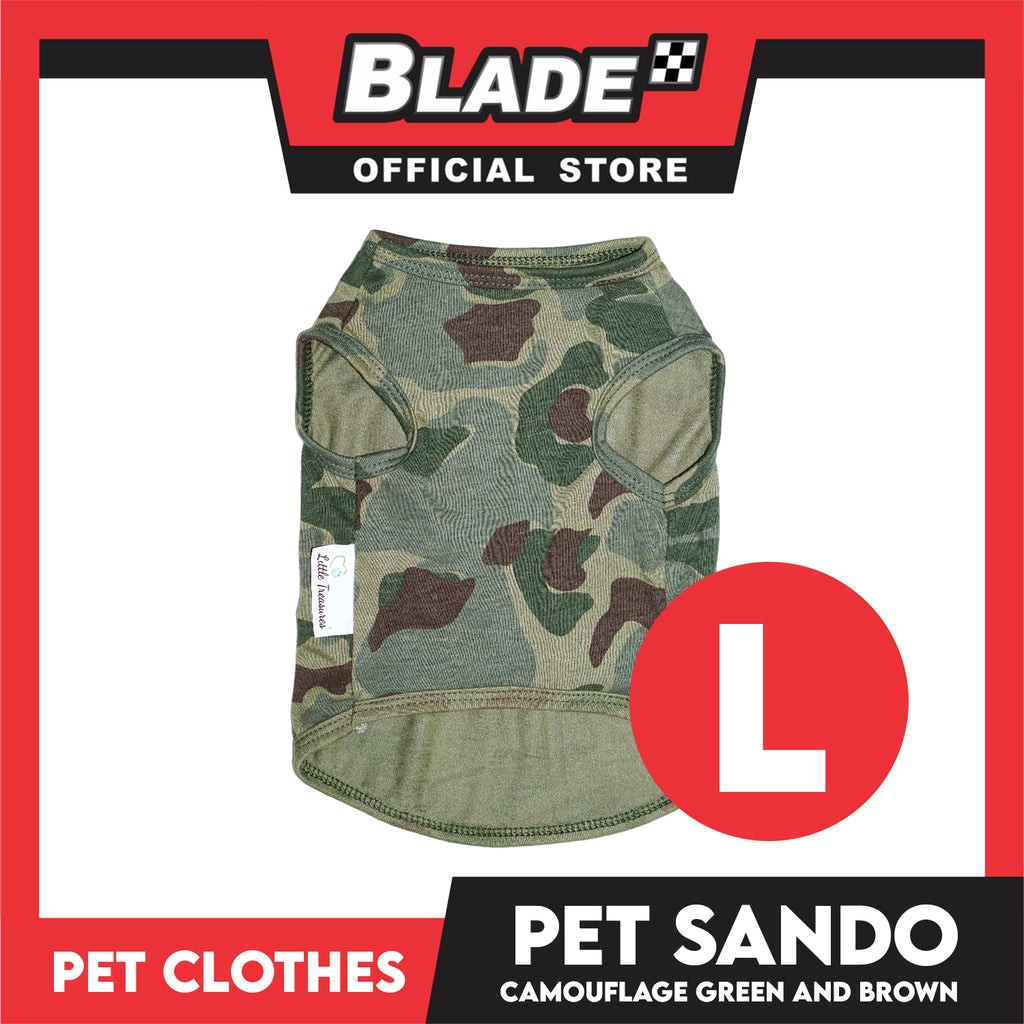 Pet Sando Camouflage Green and Brown (Large) Perfect Fit for Dogs and ...
