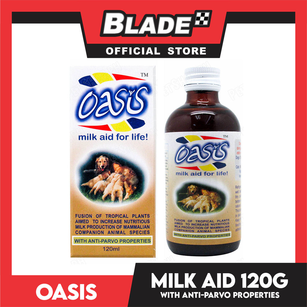Oasis Milk Aid for Life 120ml with Anti-Parvo Properties – blade.ph