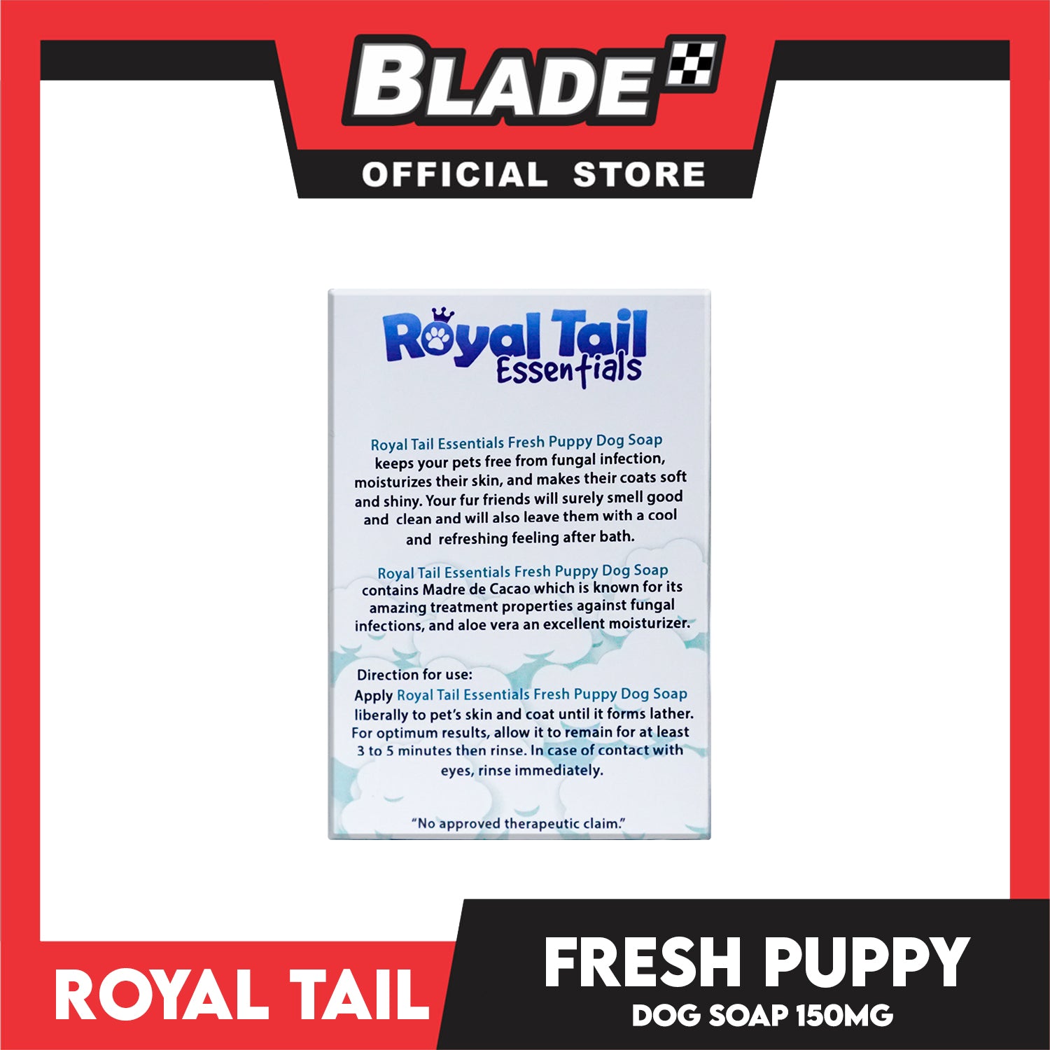 Royal Tail Essentials Madre de Cacao Dog Soap 150mg (Fresh Puppy ...