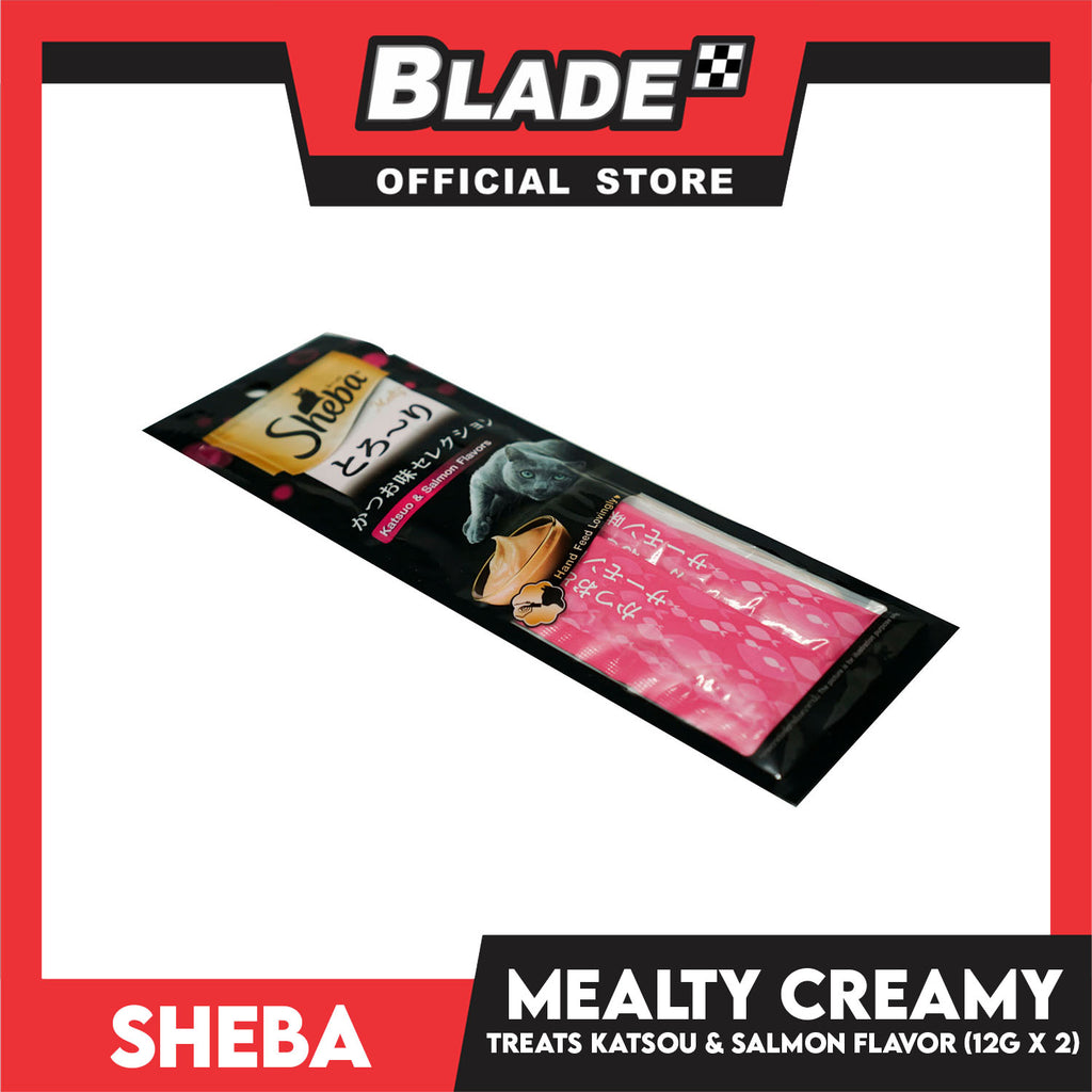 24pcs Sheba Melty Katsou and Salmon Creamy Cat Treat 24g Premium Cat S ...