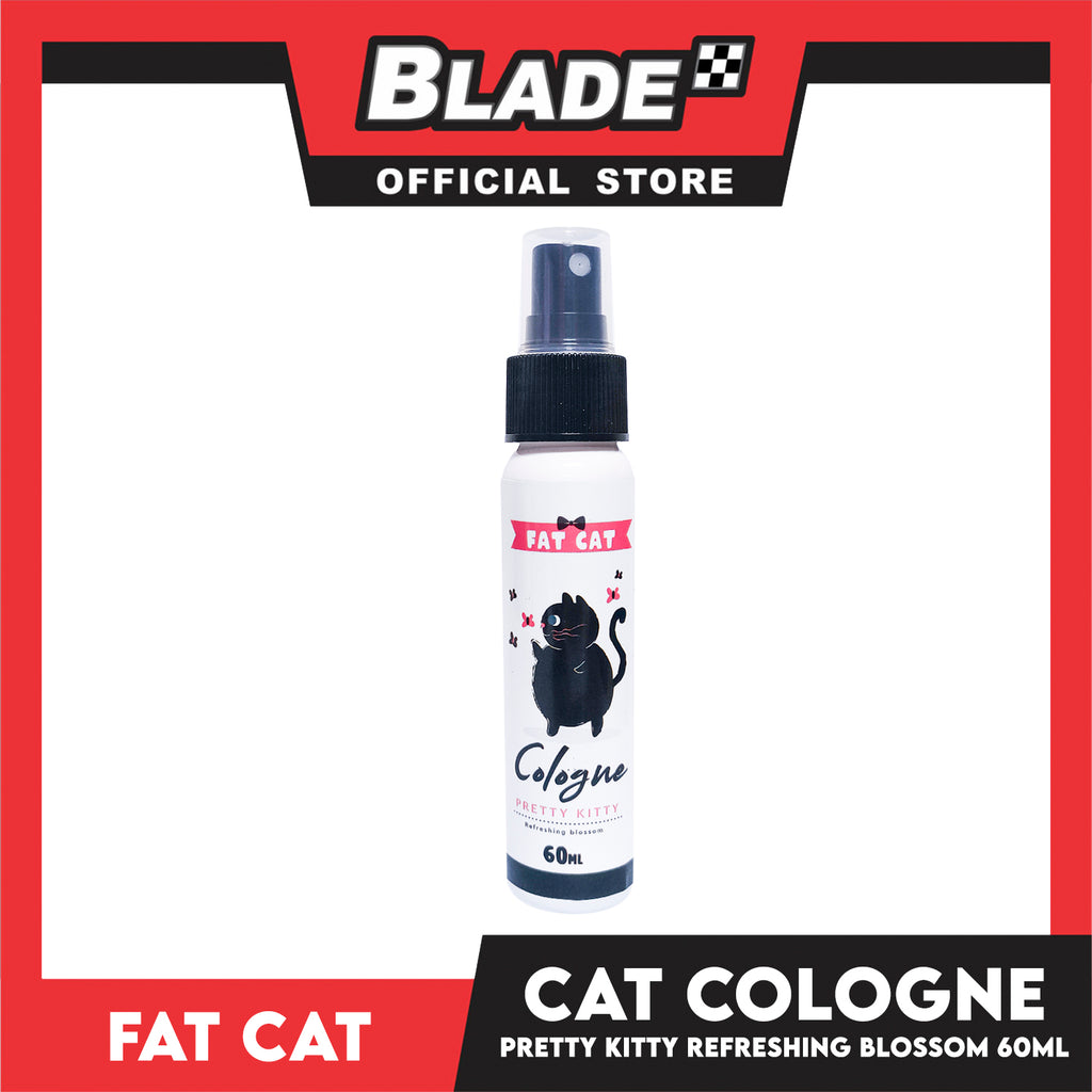 Fat Cat Cologne Pretty Kitty Spray 60ml Refreshing Blossom, Cats Perfu ...