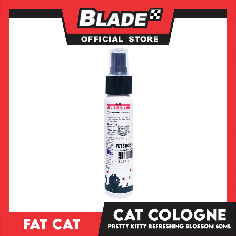 Fat Cat Cologne Pretty Kitty Spray 60ml Refreshing Blossom, Cats Perfu ...