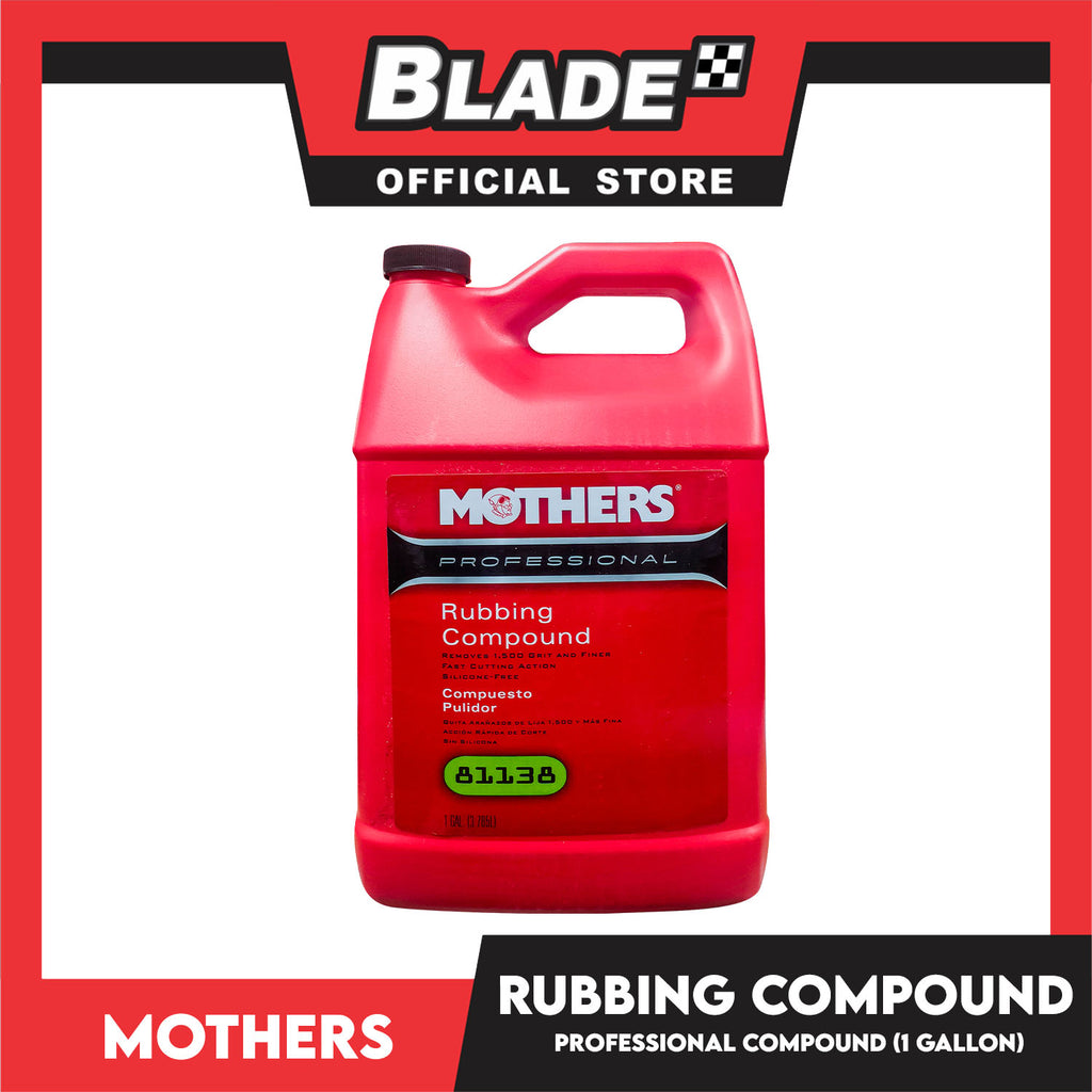 Mothers Professional Rubbing Compound 1 Gallon (81138) Quickly Removes ...