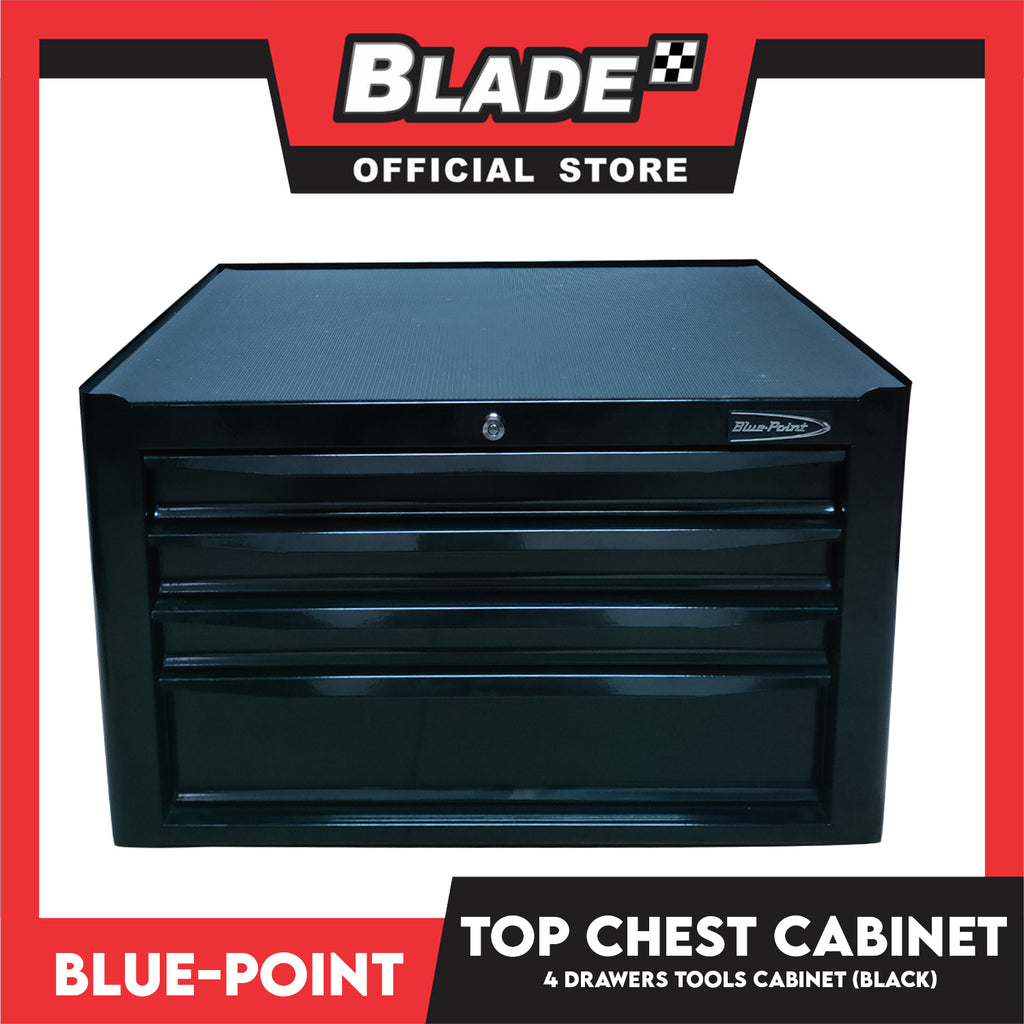 Blue-Point Top Chest Cabinet With 4 Drawer Tools Cabinet (Black) 68cm ...
