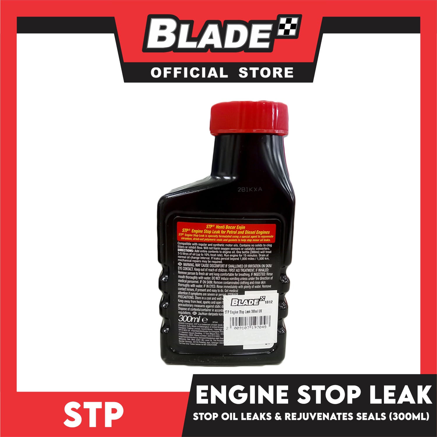 STP Engine Stop Leak Petrol and Diesel Improved Concentrated Formula 3 ...