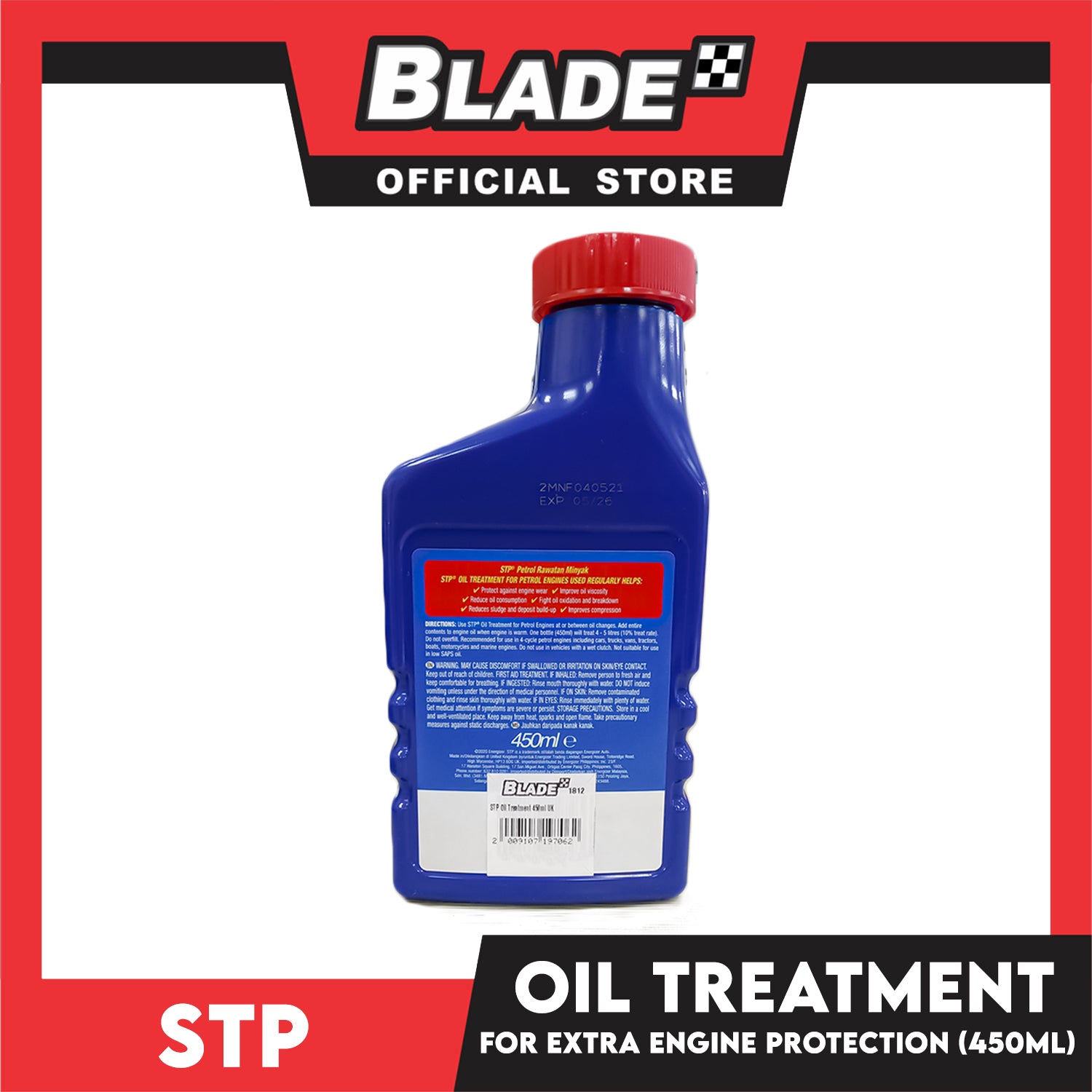 STP Oil Treatment for Extra Engine Protection 450ml – blade.ph