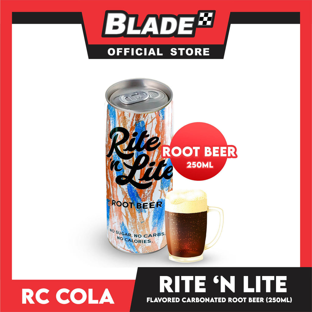 RC Cola Rite 'N Lite Root Beer Carbonated Root Beer 250ml – blade.ph