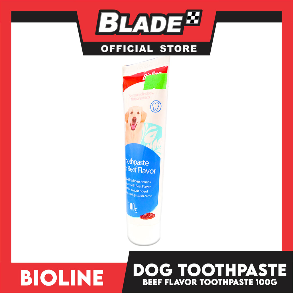 Bioline Toothpaste Beef Flavor 100g For Pets Use Only – blade.ph