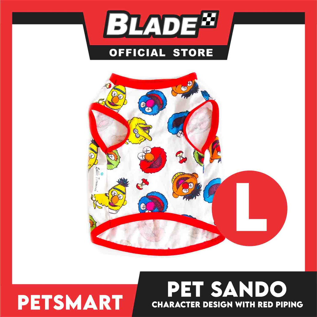 Pet Sando Clothes, Character Design With Red Piping DG-CTN129L (Large ...