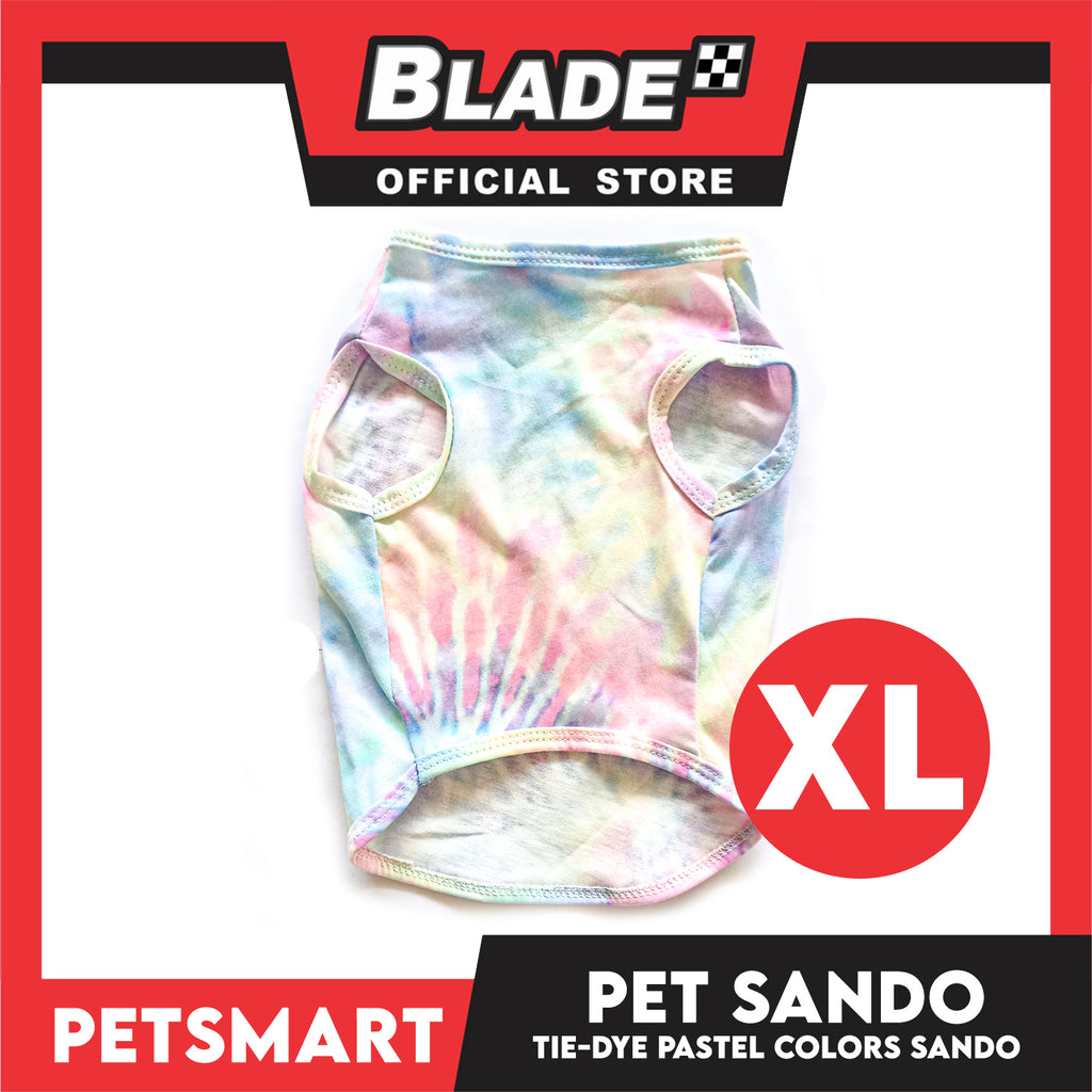 Pet Sando Tie-Dye Pastel Colors DG-CTN137XL (XL) Perfect Fit For Dogs ...