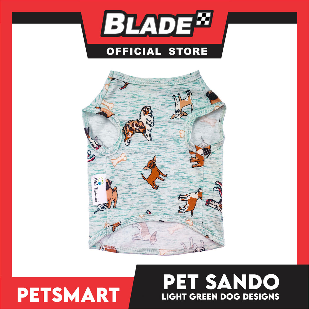 Pet Sando Light Green Color, Dog Design DG-CTN144XL (XL) Perfect Fit F ...