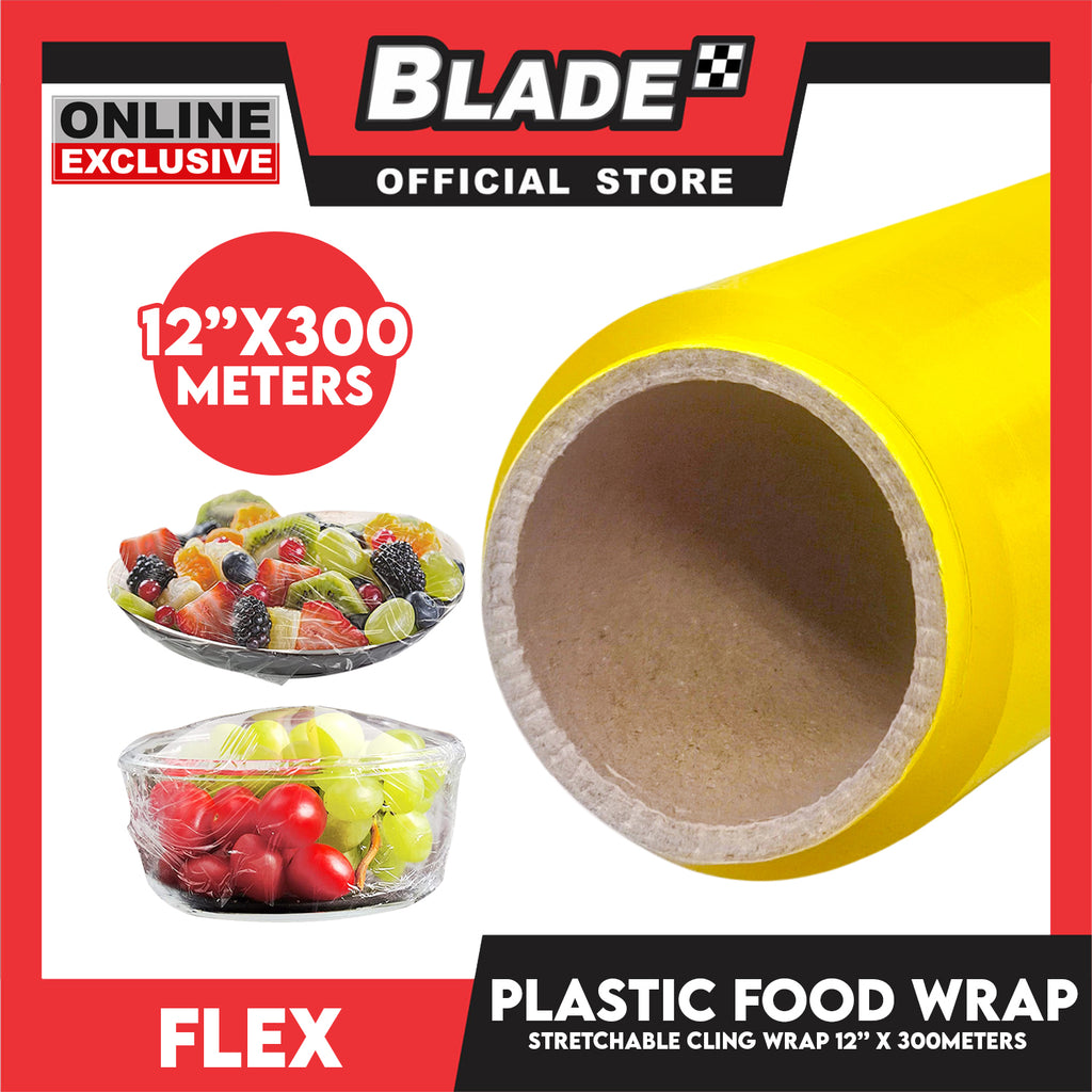 Flex Food Wrap 12inches x 300meters Cling Wrap Plastic Food Wrap and B ...