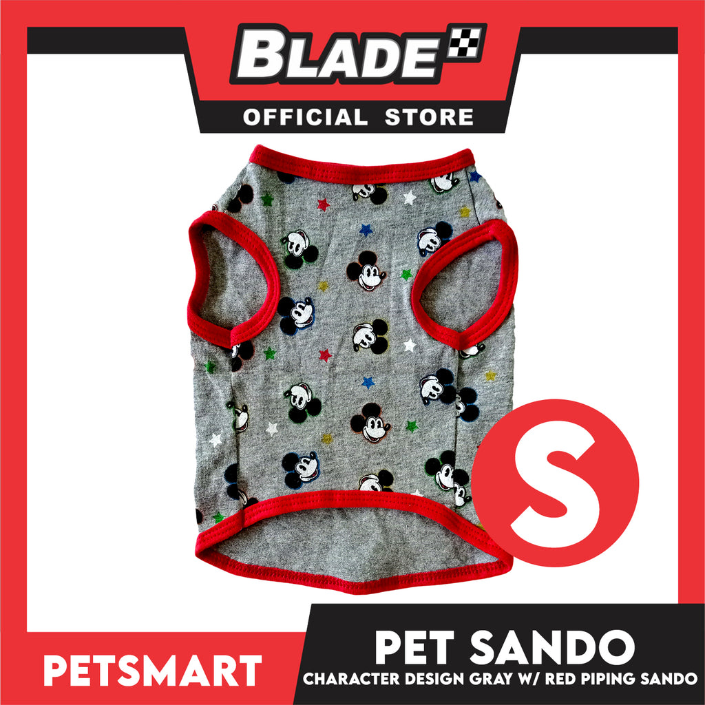 Pet Sando, Character Design Gray with Red Piping Sando DG-CTN156S (Sma ...