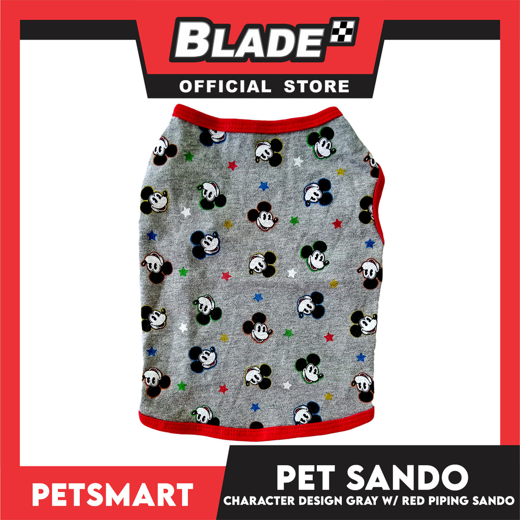 Pet Sando, Character Design Gray with Red Piping Sando DG-CTN156S (Sma ...
