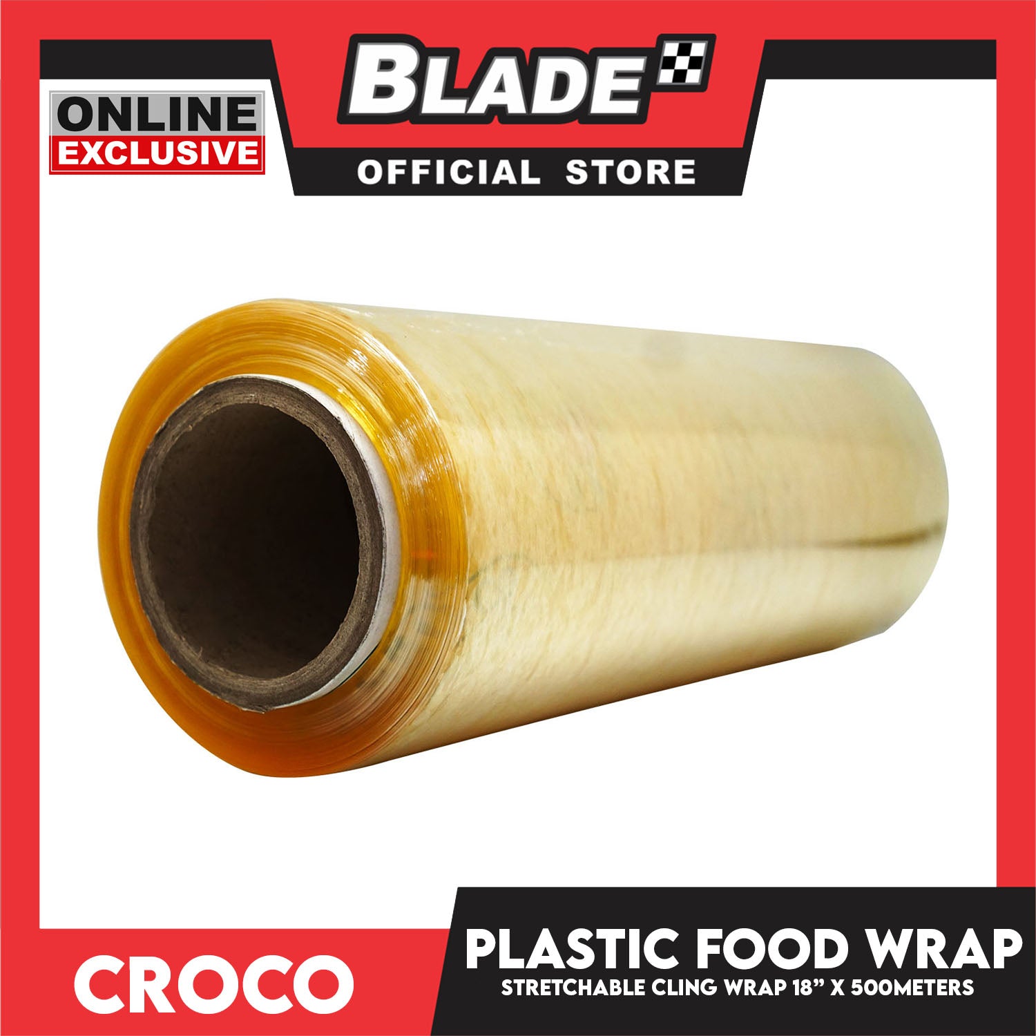 Croco Food Wrap 18inches x 500meters Cling Wrap Plastic Food Wrap and ...