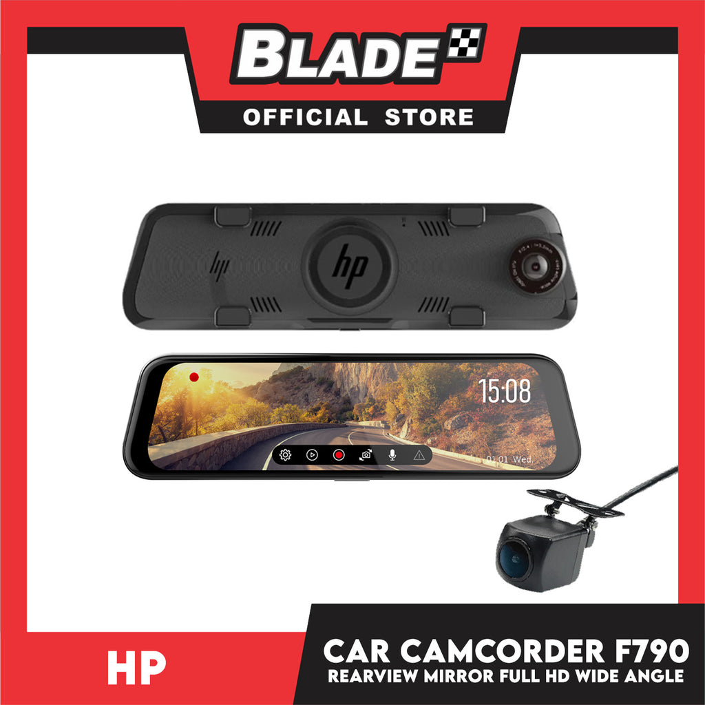 HP Rearview Car Camcorder f790 9.33'' Full Screen Touch Panel with 32g ...