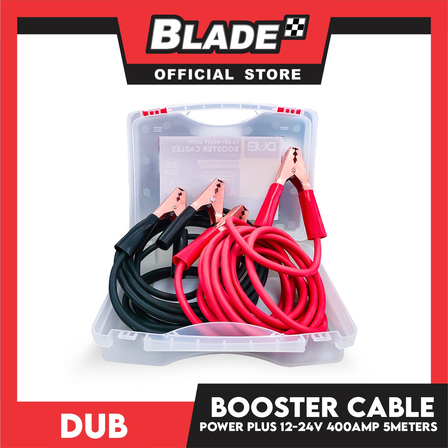 Dub Booster Cables 400amp 5meters 12-24V Heavy Duty – blade.ph