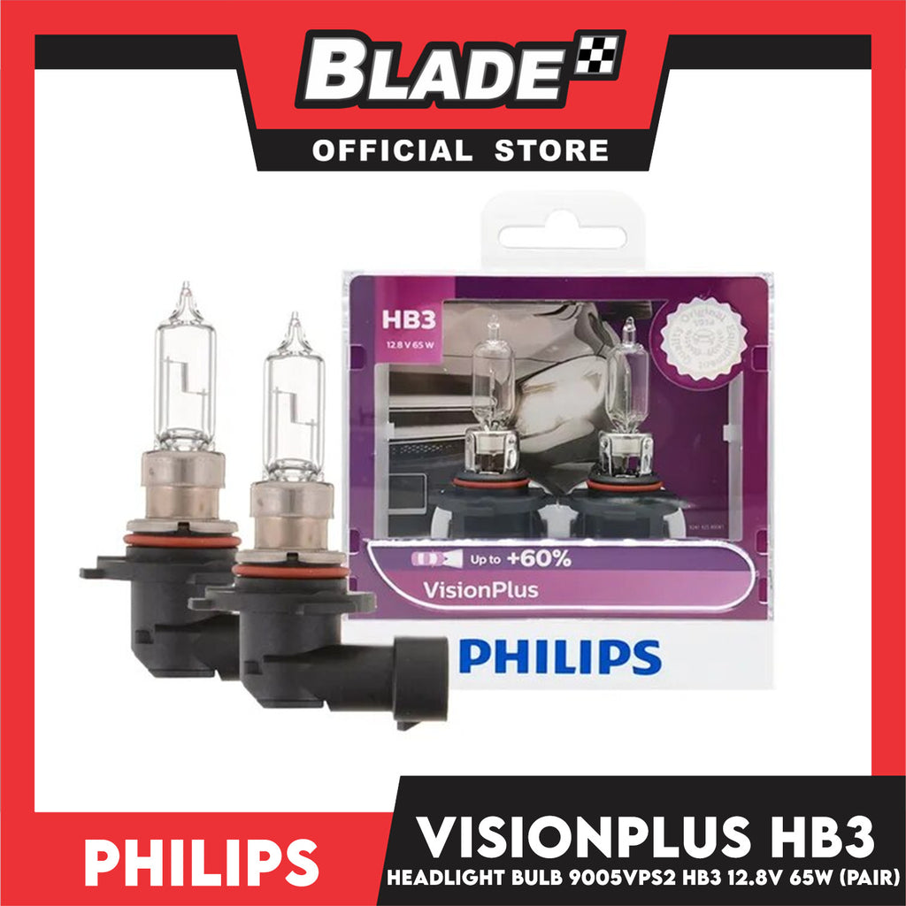 Philips Vision Plus HB3 9005VPS2 12.8V 65W Car Headlight – blade.ph