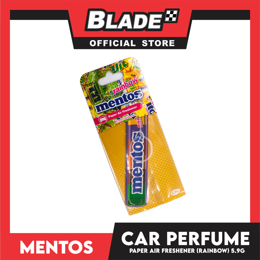Mentos Paper Air Freshener, Car Perfume 5.9g (Rainbow) – blade.ph