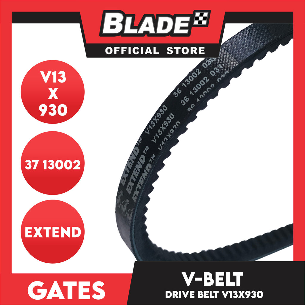 Gates Automotive Drive V-Belt Fan Belt Extend V13X930 For Nissan and T ...