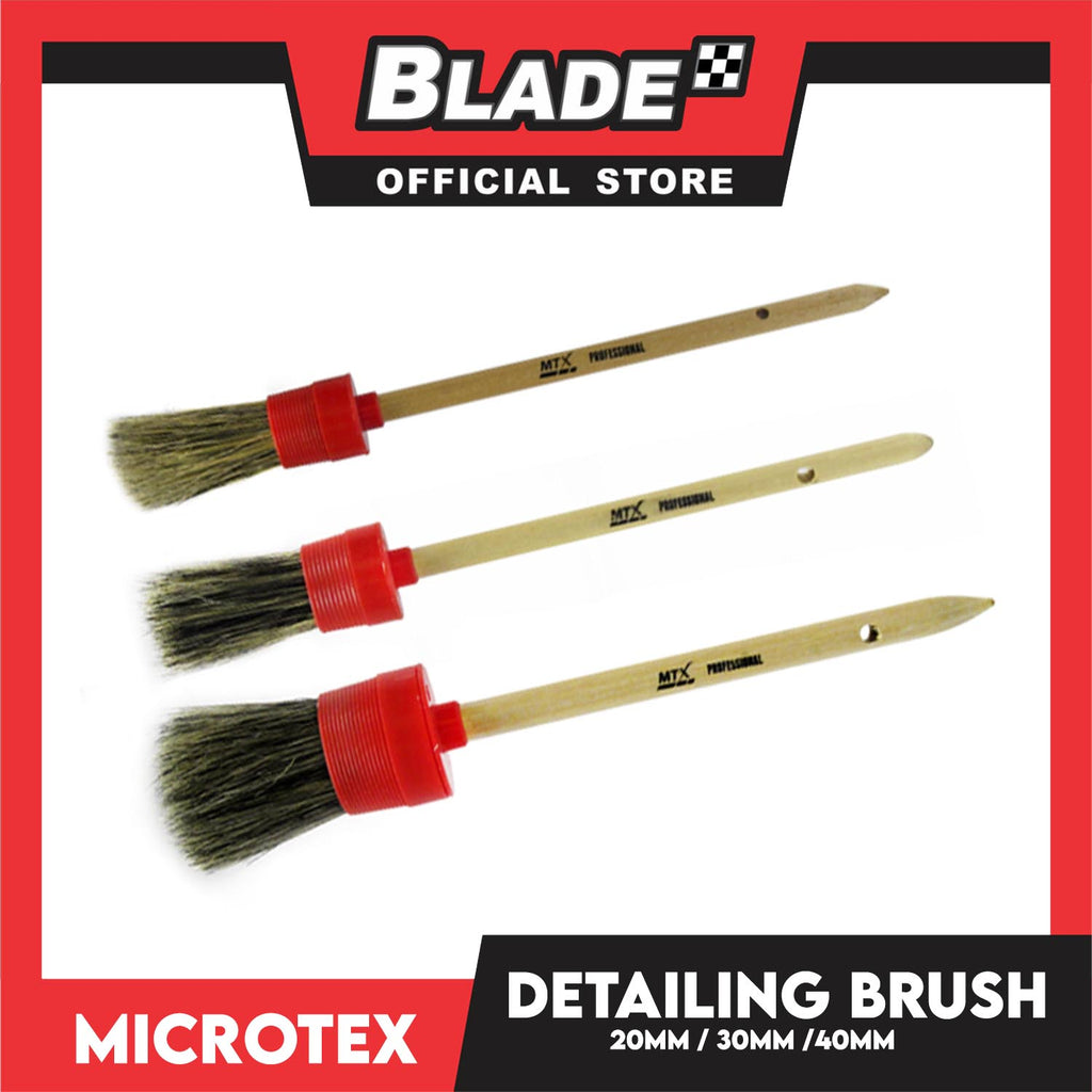 Microtex Professional Detailing Brush 3-Sizes (20mm, 30mm, 40mm) – blade.ph