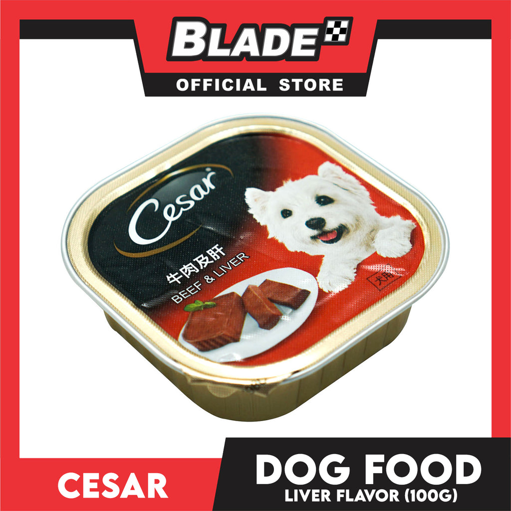 Cesar Beef and Liver Flavor 100g Dog Wet Food – blade.ph