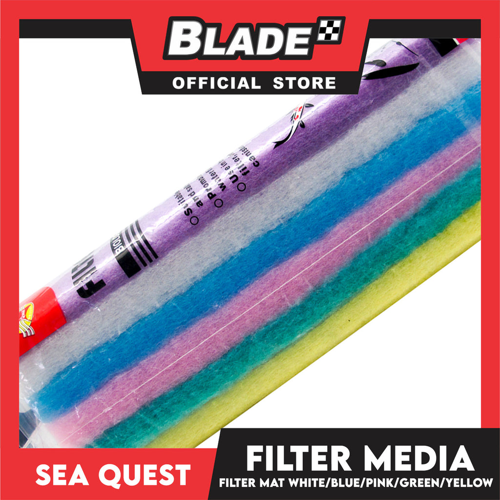 Sea Quest Biological Filter Mat 6 Colors Bio Wool Water Filter (Assort ...