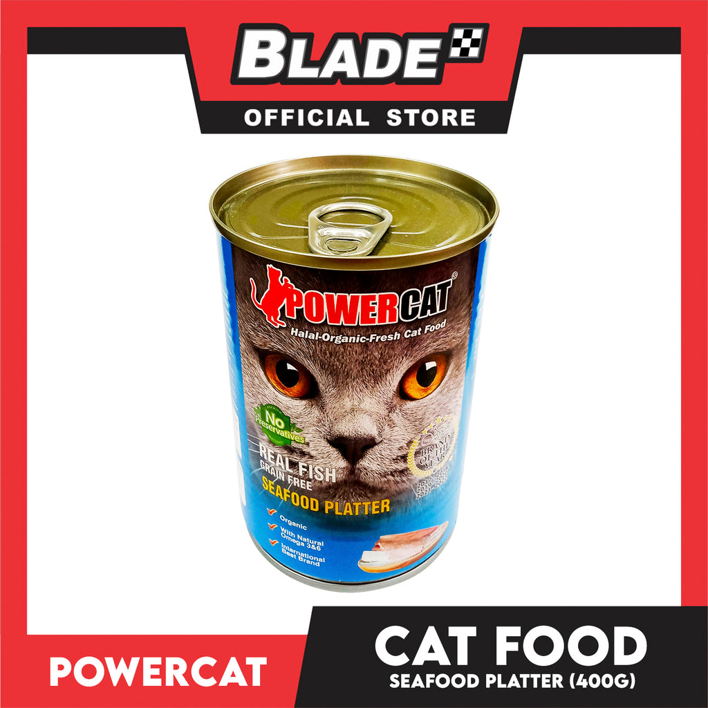 PowerCat Seafood Platter 400g Wet Canned Cat Food – blade.ph