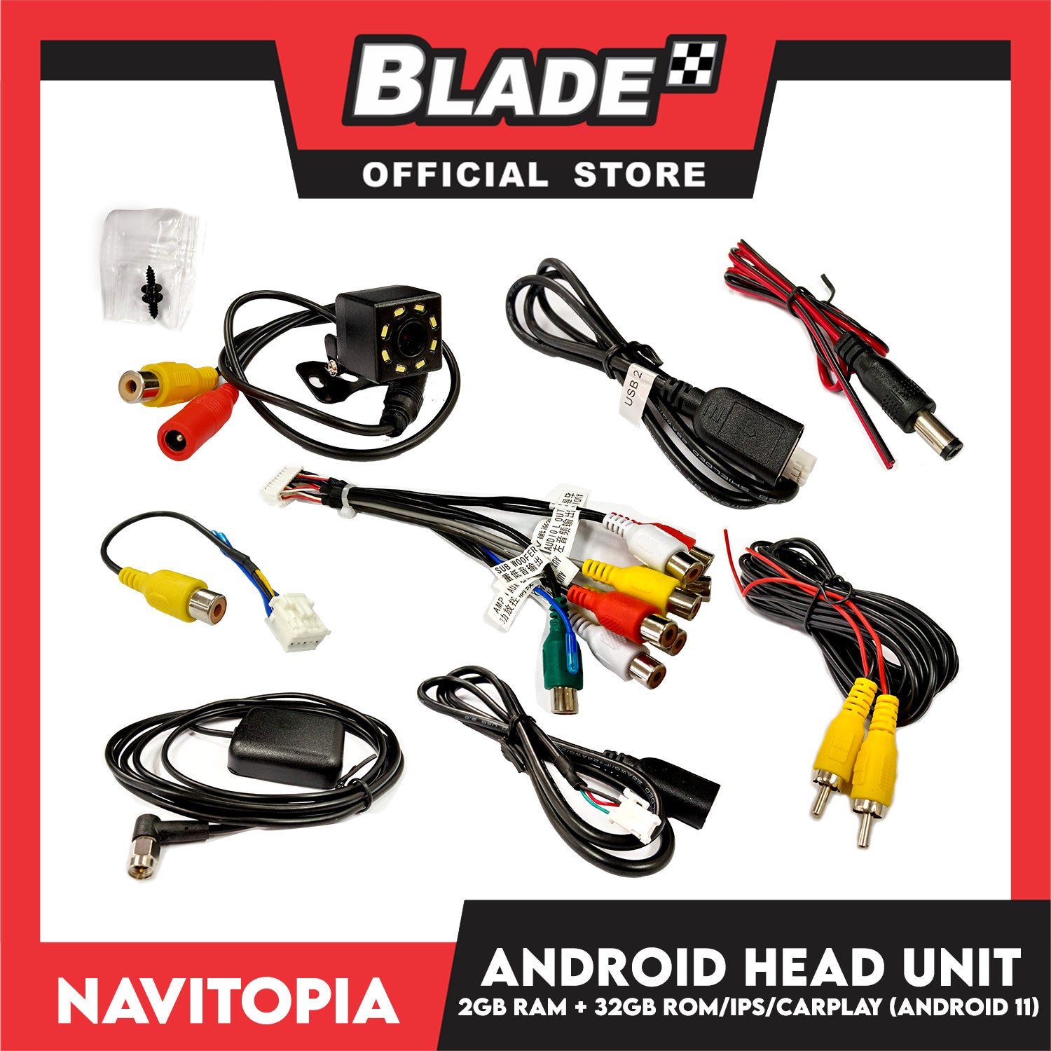 Navitopia Android Head Unit 2GB RAM + 32GB ROM / IPS / Carplay ANDRDHU ...