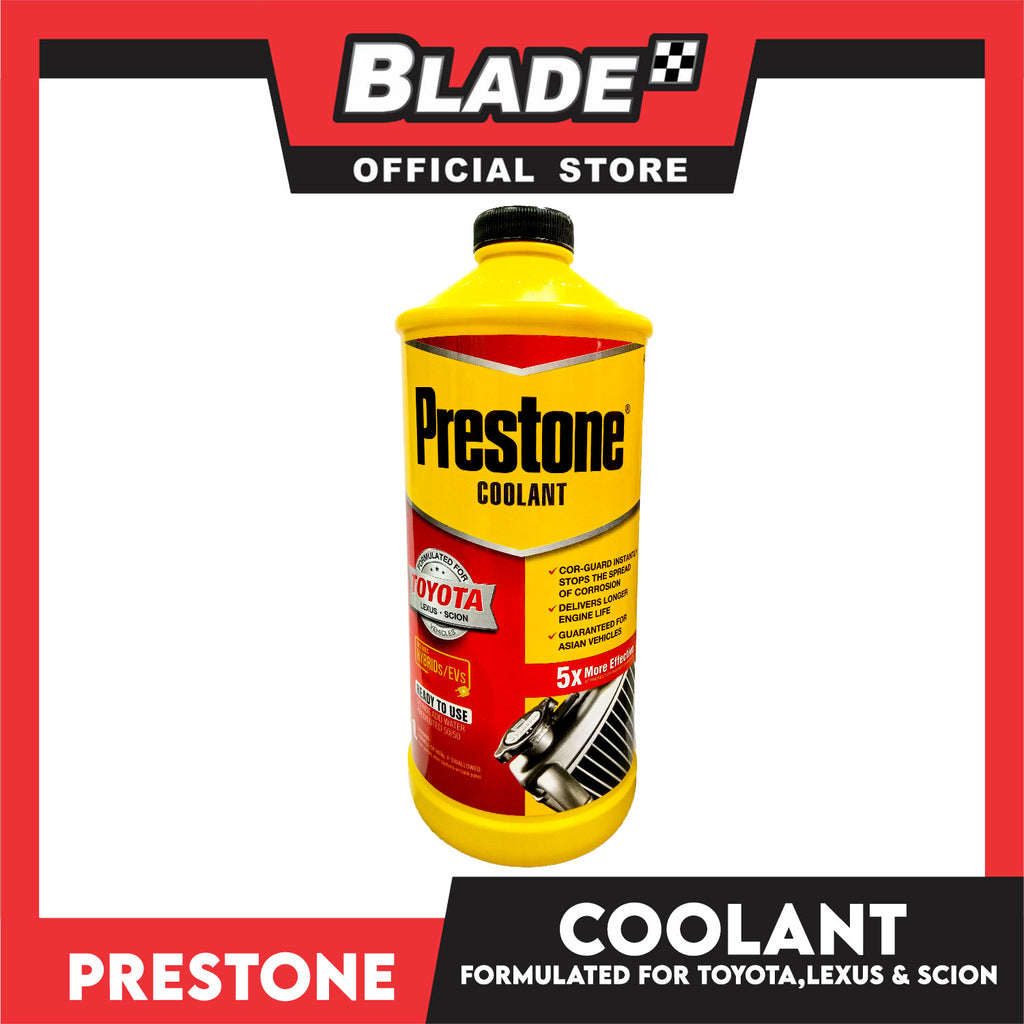 Prestone Asian Vehicles Coolant 1L (Red) for Toyota, Lexus, Scion Vehi ...