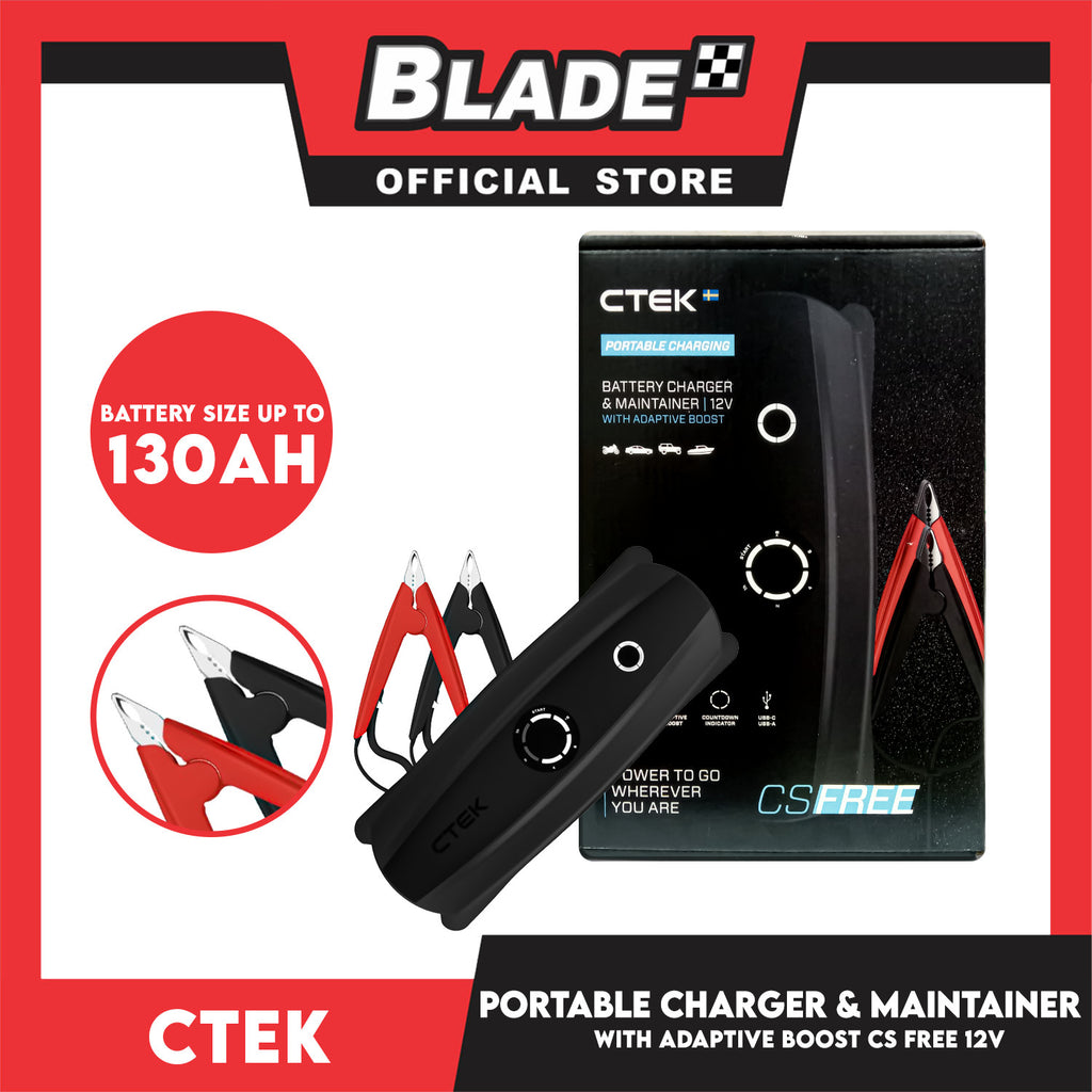Ctek Battery Charger and Maintainer 12V with Adaptive Boost – blade.ph