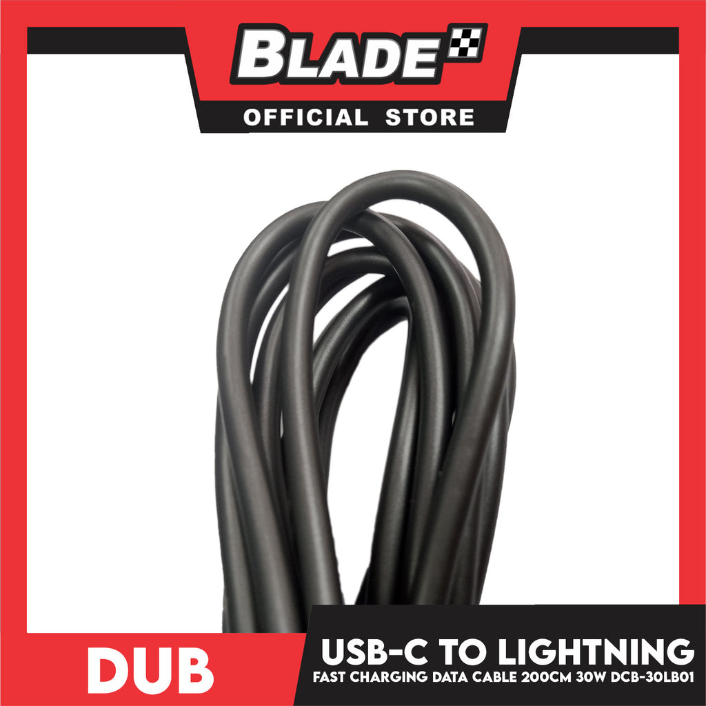 Dub USB-C to Lightning Turbo Fast Charging Data Cable 200cm 30W DCB-30 ...